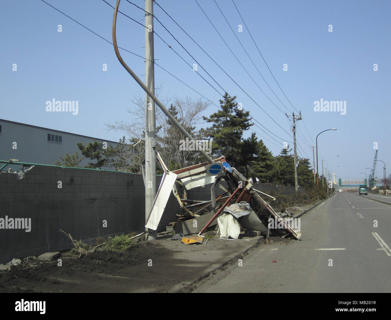 Tsunami Destruction Tohoku Japan March 2011 Stock Photo - Alamy