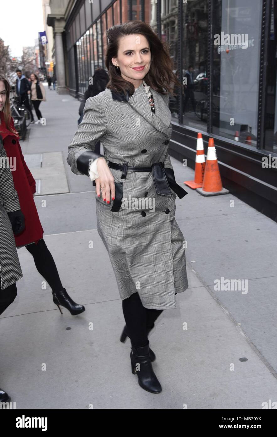 New York, NY, USA. 5th Apr, 2018. Hayley Atwell, seen at BUILD Series ...