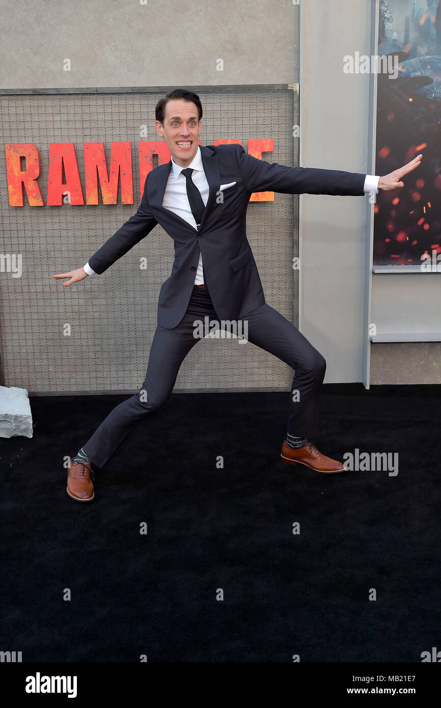 Jason Liles attending the 'Rampage - Big meets Bigger' World premiere ...