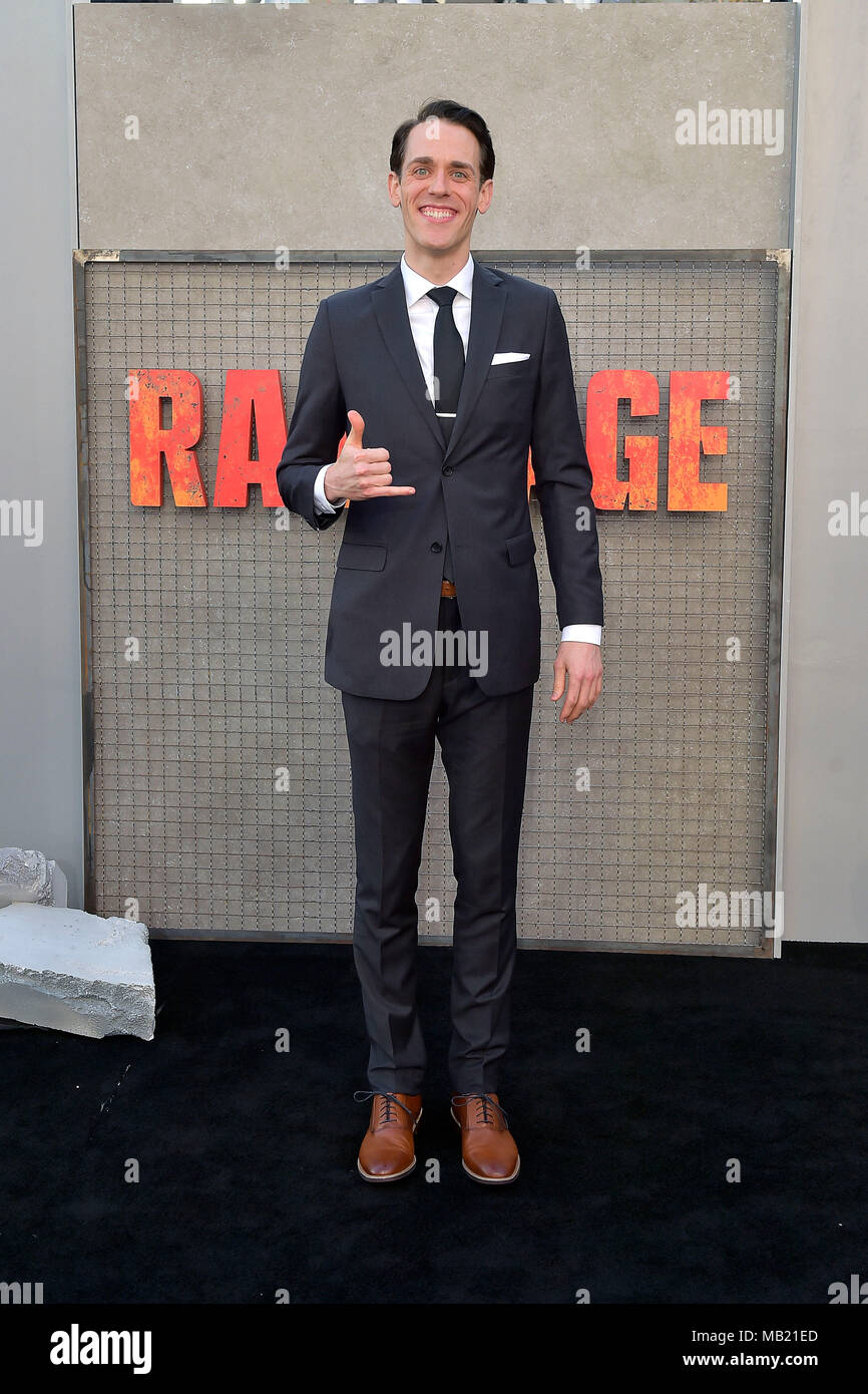 Jason Liles attending the 'Rampage - Big meets Bigger' World premiere ...