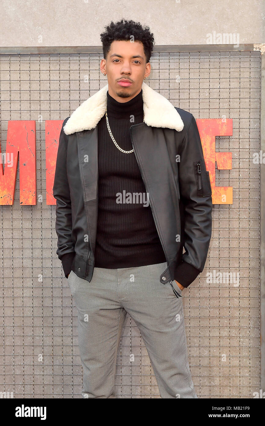 Melvin Gregg attending the 'Rampage - Big meets Bigger' World premiere ...