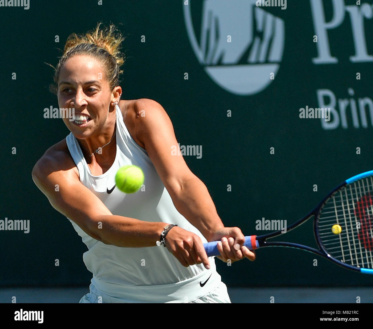 Charleston, South Carolina, USA. 5th Apr, 2018. Madison Keys (USA ...