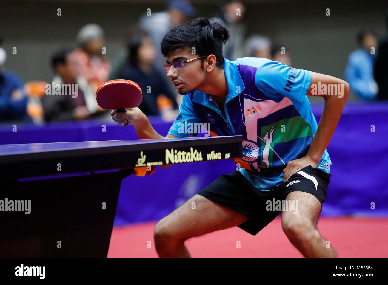 Yokohama Cultural Gymnasium, Kanagawa, Japan. 6th Apr, 2018. Thakkar ...