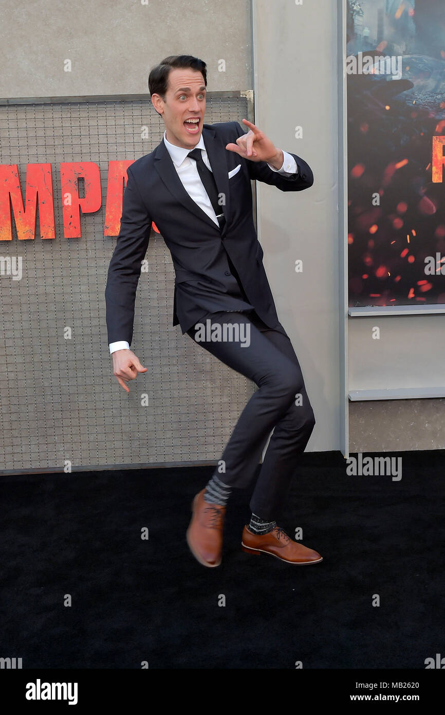 Jason Liles attending the 'Rampage - Big meets Bigger' World premiere ...