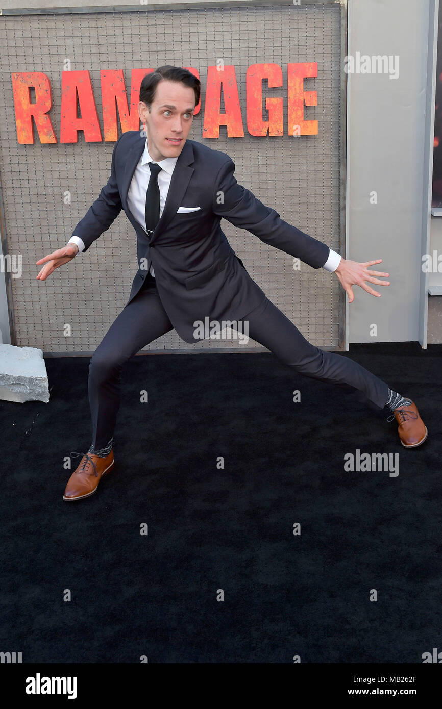 Jason Liles attending the 'Rampage - Big meets Bigger' World premiere ...