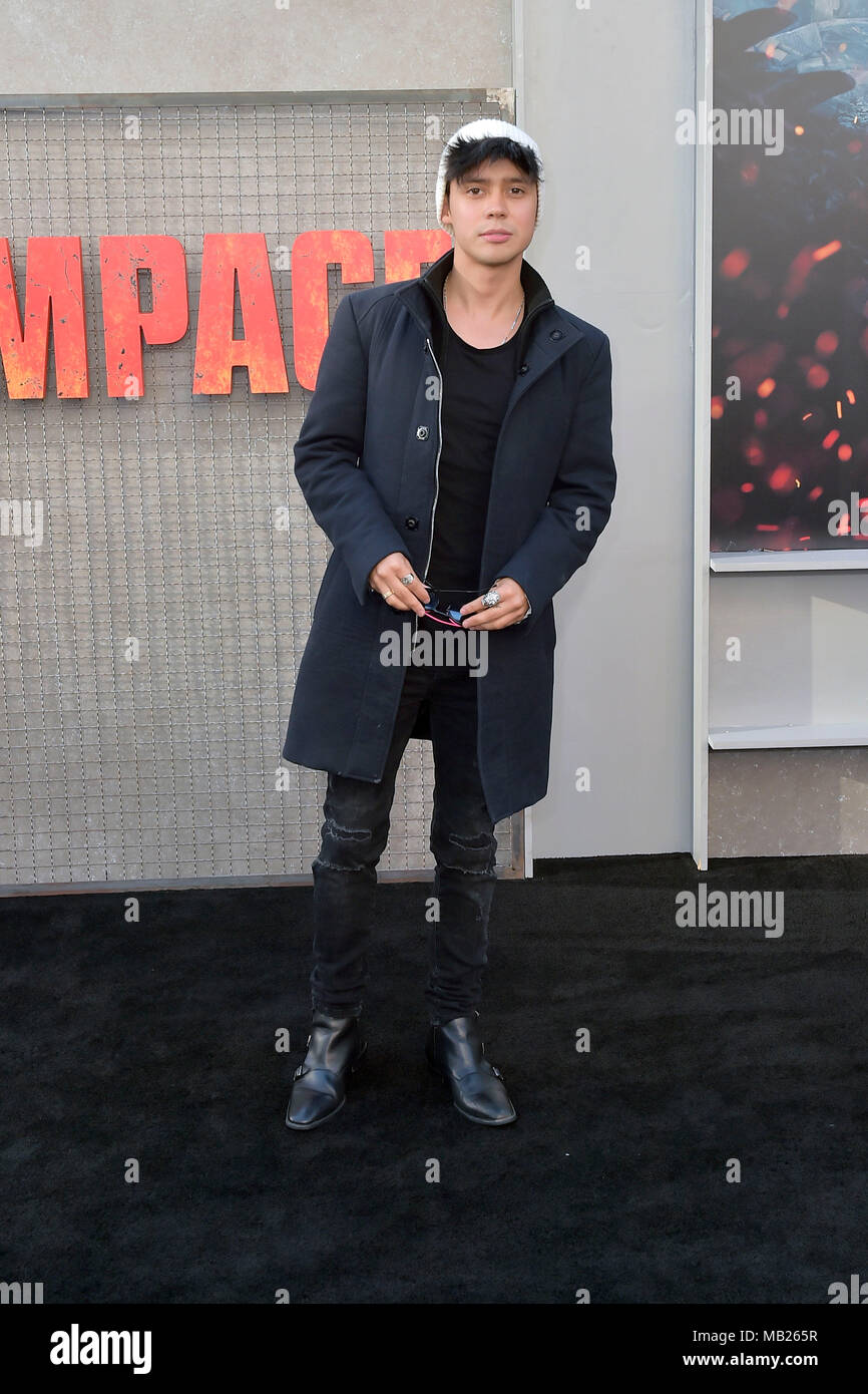 Mario Ruiz attending the 'Rampage - Big meets Bigger' World premiere at ...