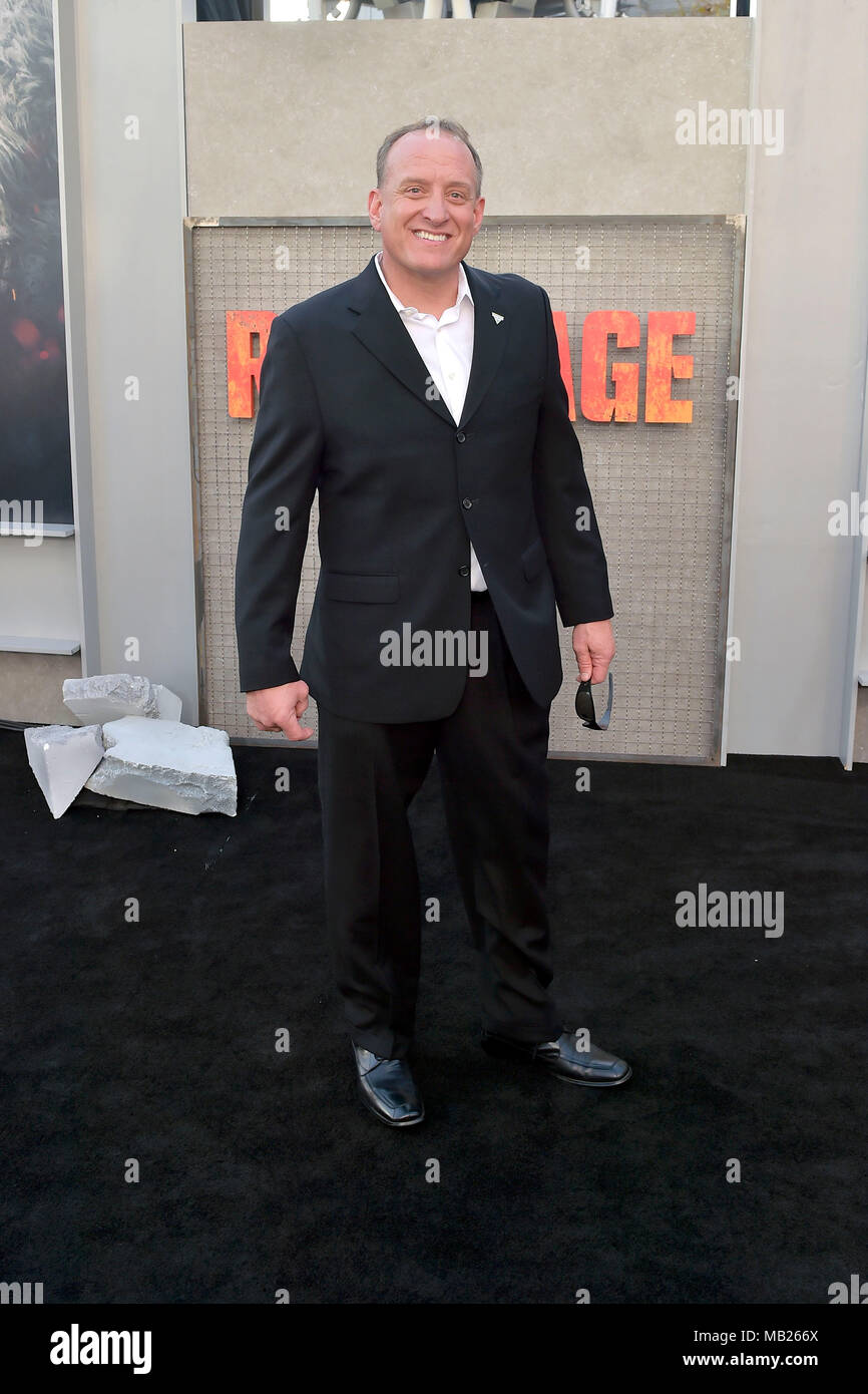 Tom Meents attending the 'Rampage - Big meets Bigger' World premiere at ...