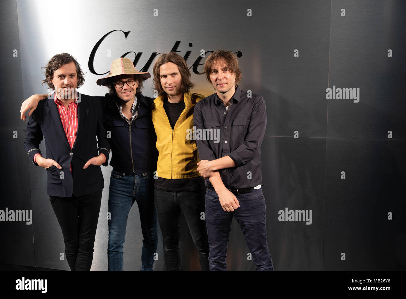 San Francisco, California, USA. 5th Apr, 2018. French rock group ...