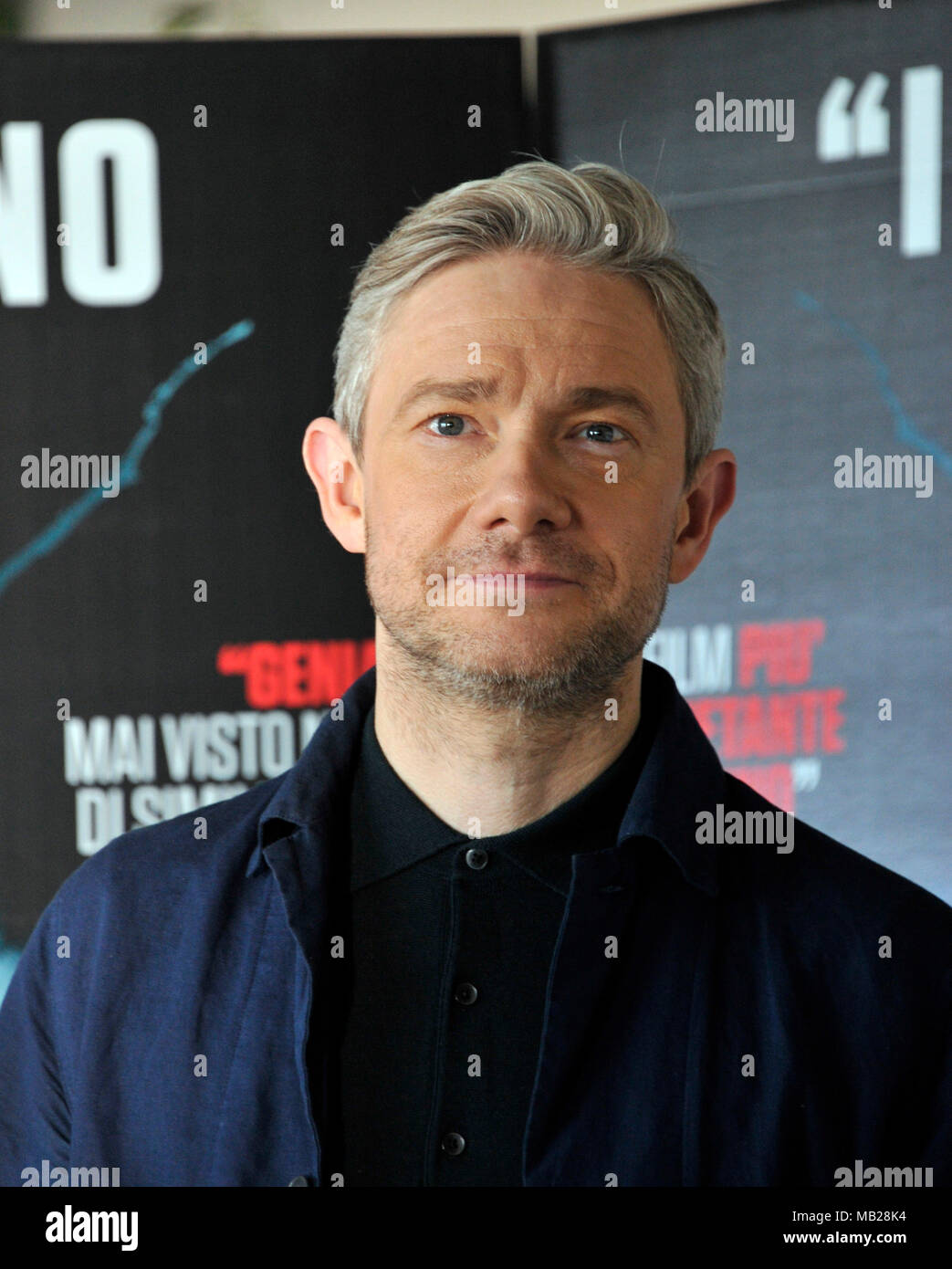 Rome, Italy. 06th Apr, 2018. Rome, Photocall of the film "Ghoststories ...