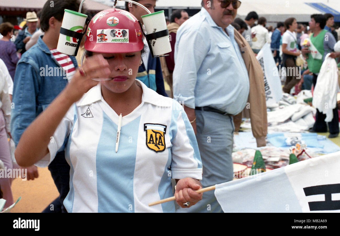 FIFA World Cup - Mexico 1986 22.6.1986, Estadio Azteca, Mexico, D.F ...