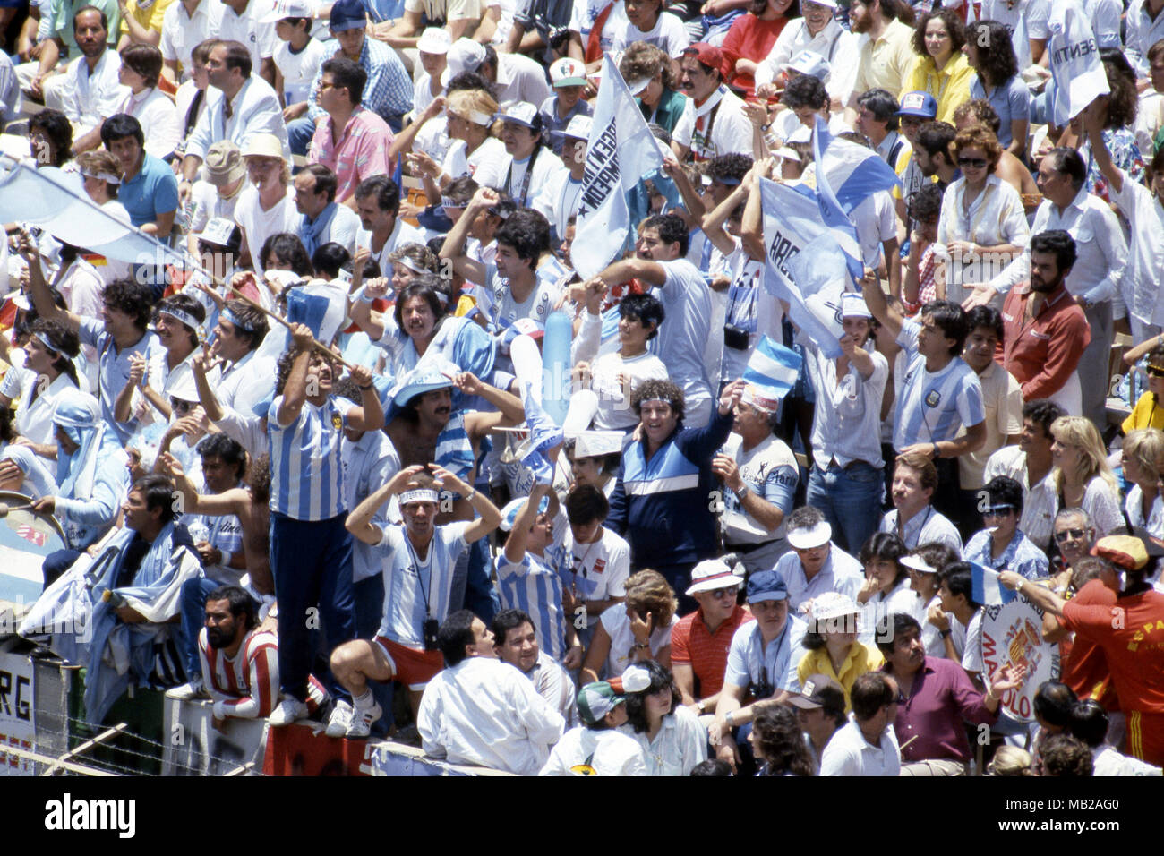FIFA World Cup - Mexico 1986 25.6.1986, Estadio Azteca, Mexico, D.F ...