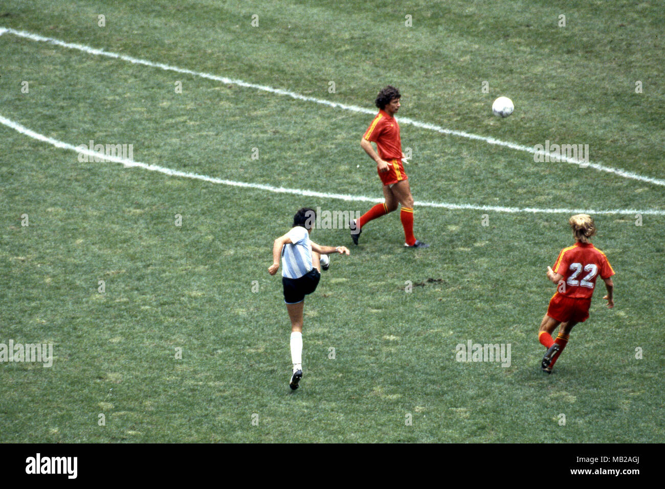 FIFA World Cup - Mexico 1986 25.6.1986, Estadio Azteca, Mexico, D.F ...