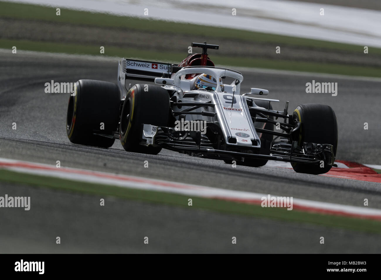 Sakhir, Kingdom of Bahrain. 6th Apr, 2018. MARCUS ERICSSON of Alfa ...