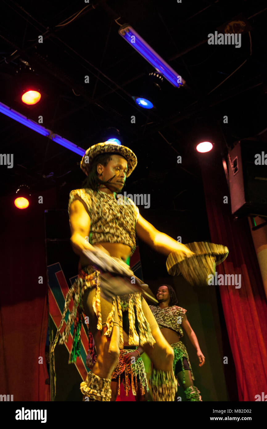 African Acrobats Performance on the stage Stock Photo - Alamy