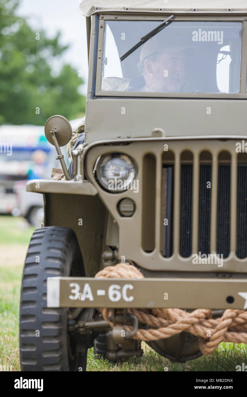 Willy's Jeep. Kelsall Steam Fair held outside Chester each year ...