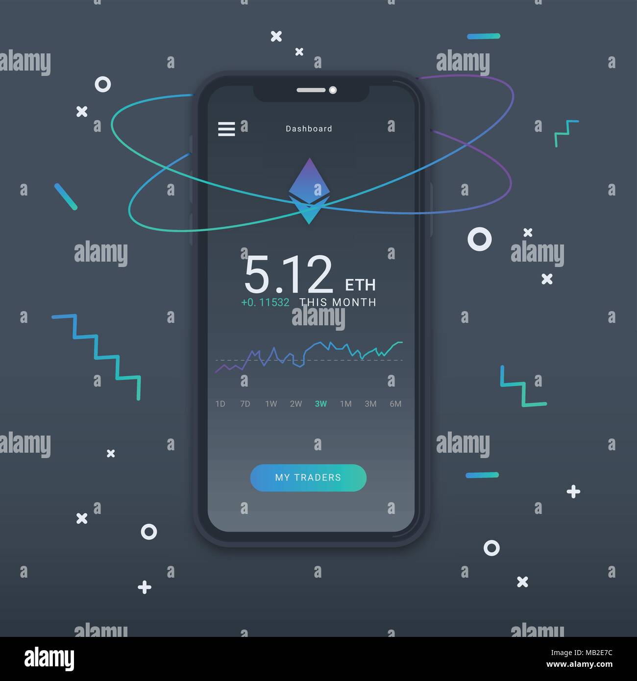 Ethereum vector concept illustration Stock Vector Image & Art - Alamy