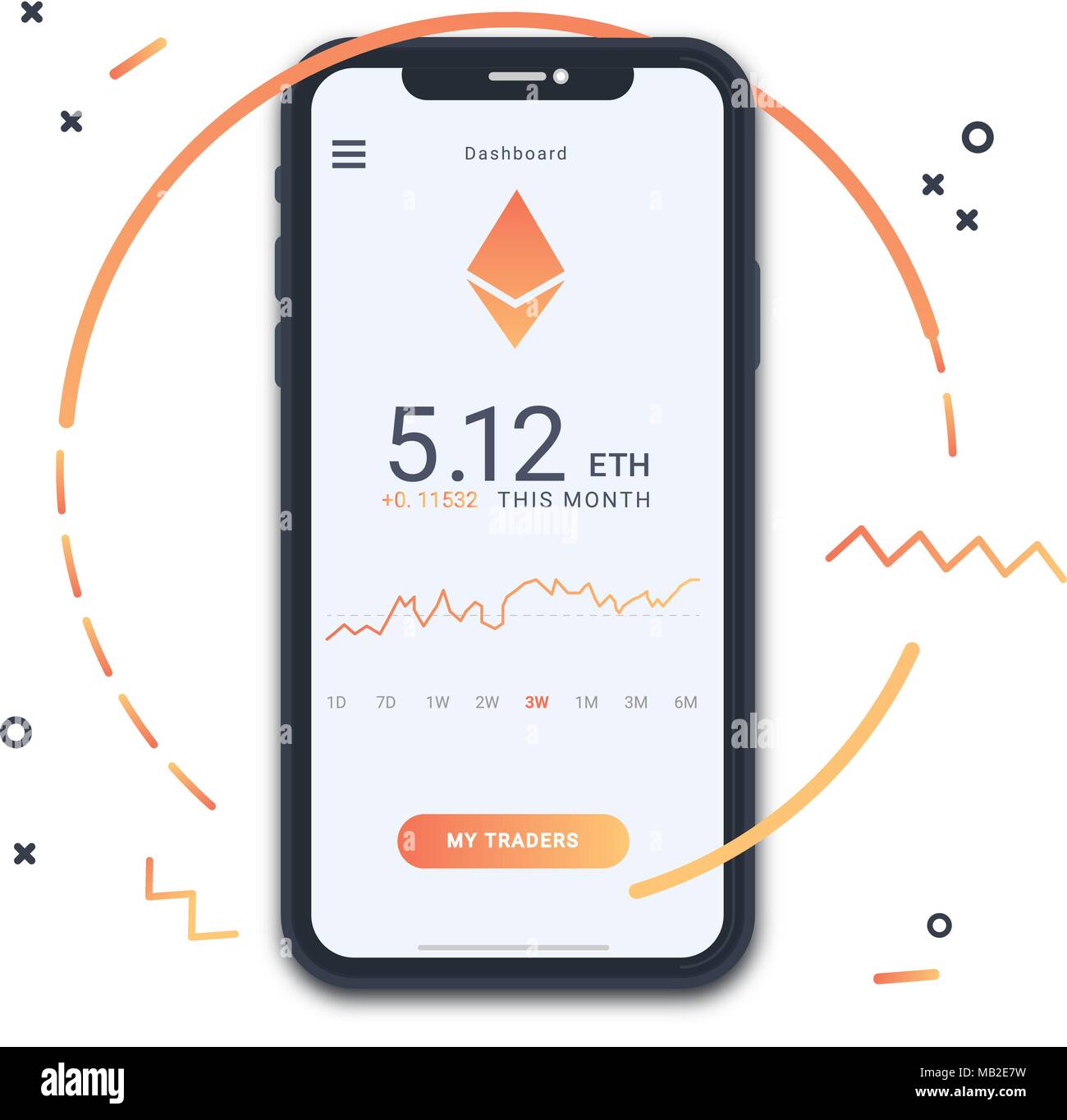 Ethereum vector concept illustration Stock Vector Image & Art - Alamy