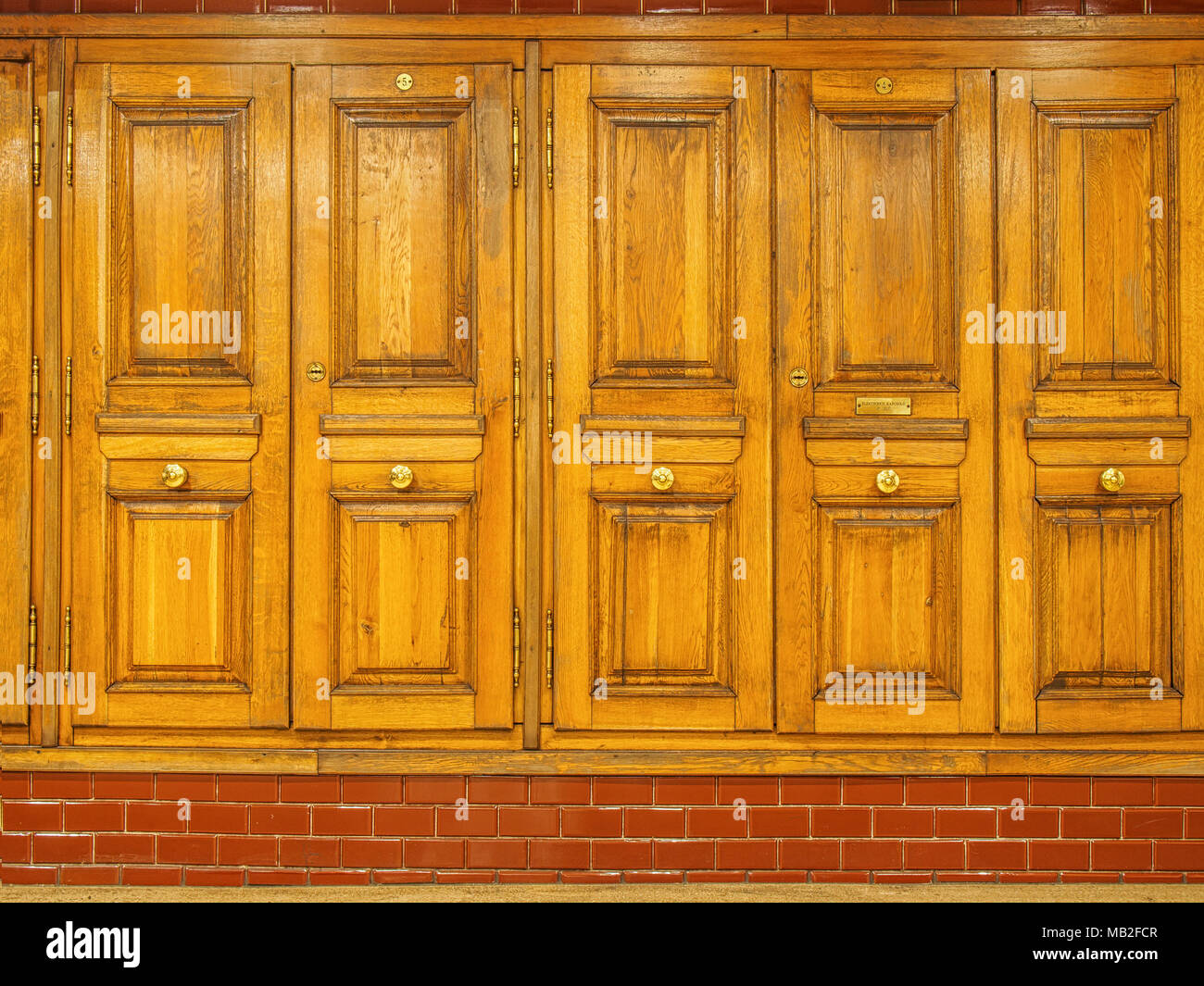 Vintage style wooden doors background Stock Photo - Alamy