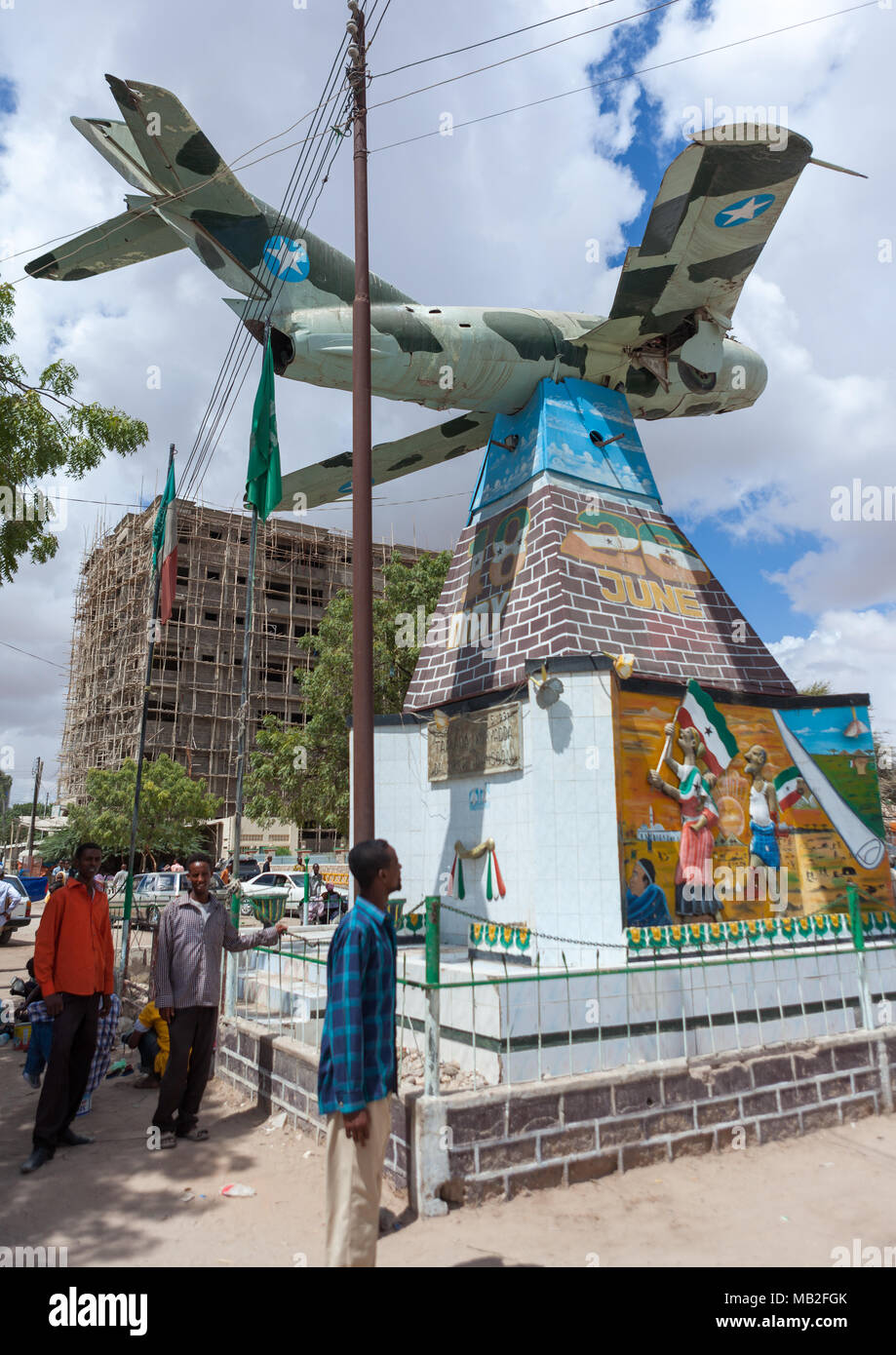 Mig monument commemorating somaliland's breakaway from the rest of ...