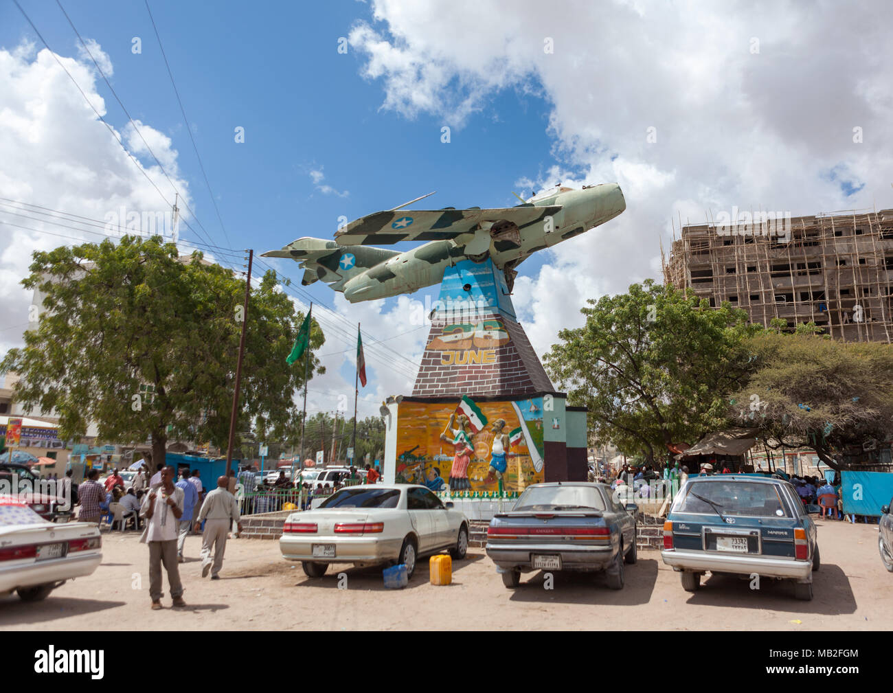 Mig monument commemorating somaliland's breakaway from the rest of ...
