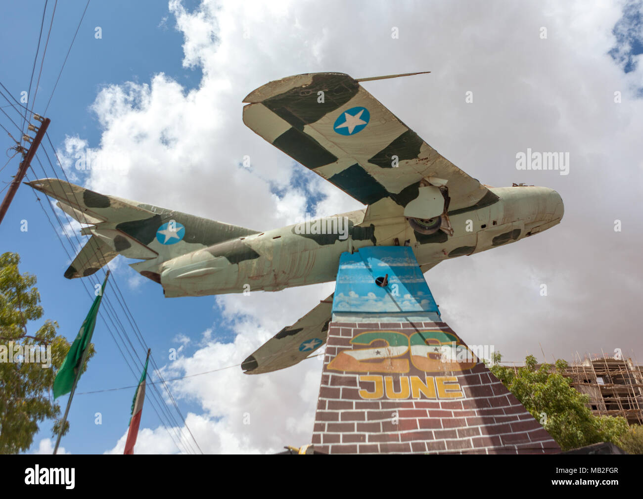 Mig monument commemorating somaliland's breakaway from the rest of ...