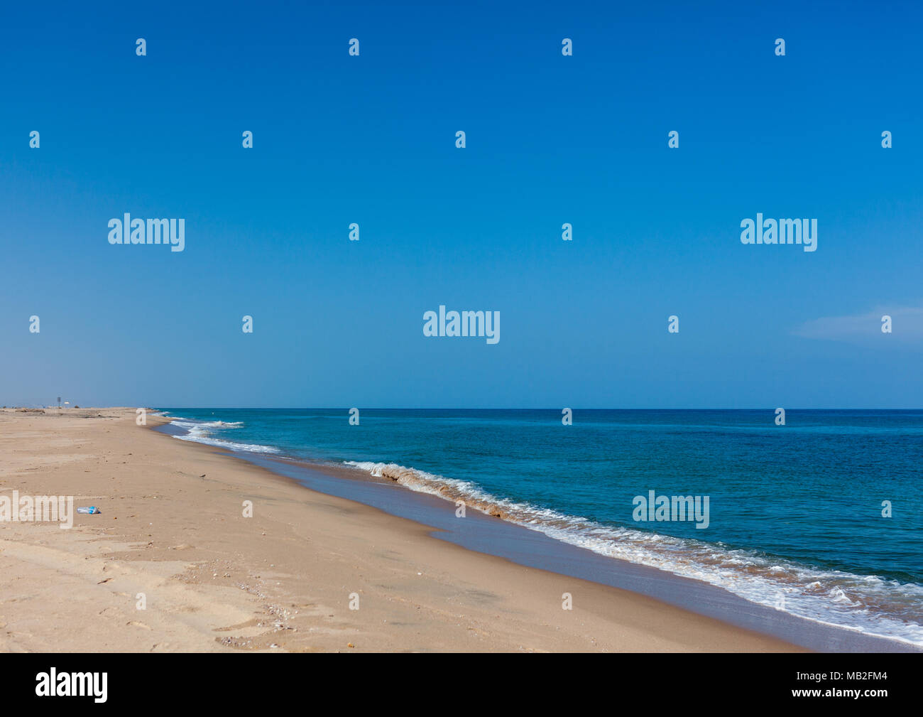 Empty beach, North-Western province, Berbera, Somaliland Stock Photo ...