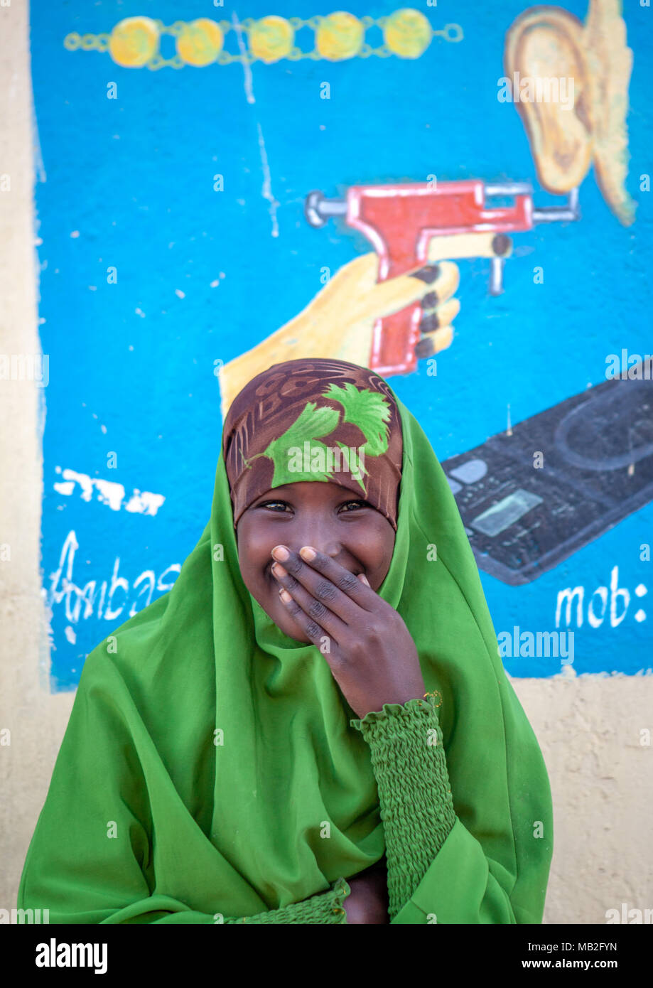 Somali child girl laughing hi-res stock photography and images - Alamy
