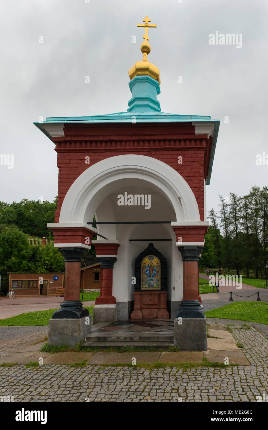 RUSSIA, ISLAND VALAAM - AUGUST 18, 2017: The Transfiguration Valaam ...