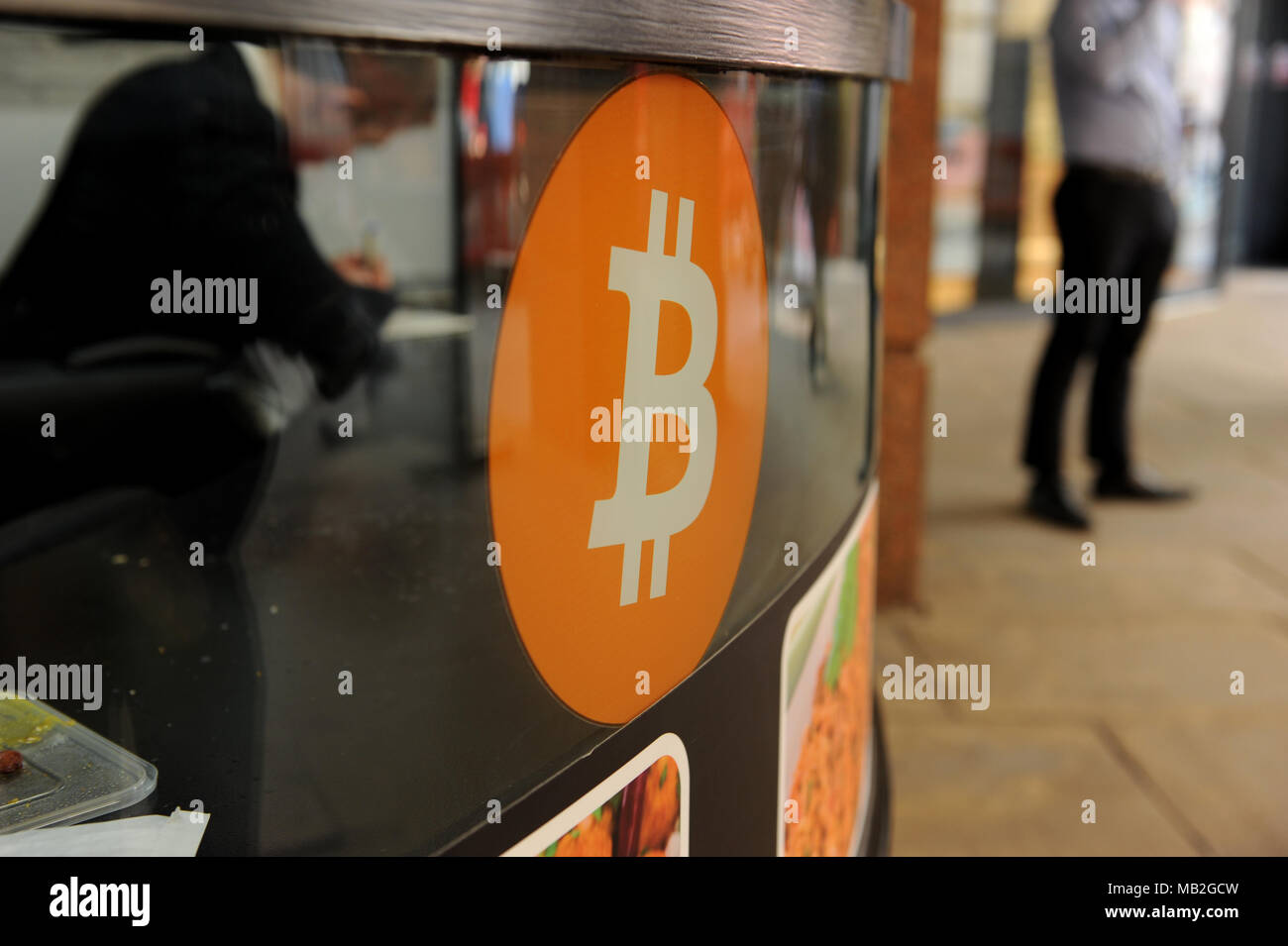Digital currency bitcoin atm england hi-res stock photography and ...