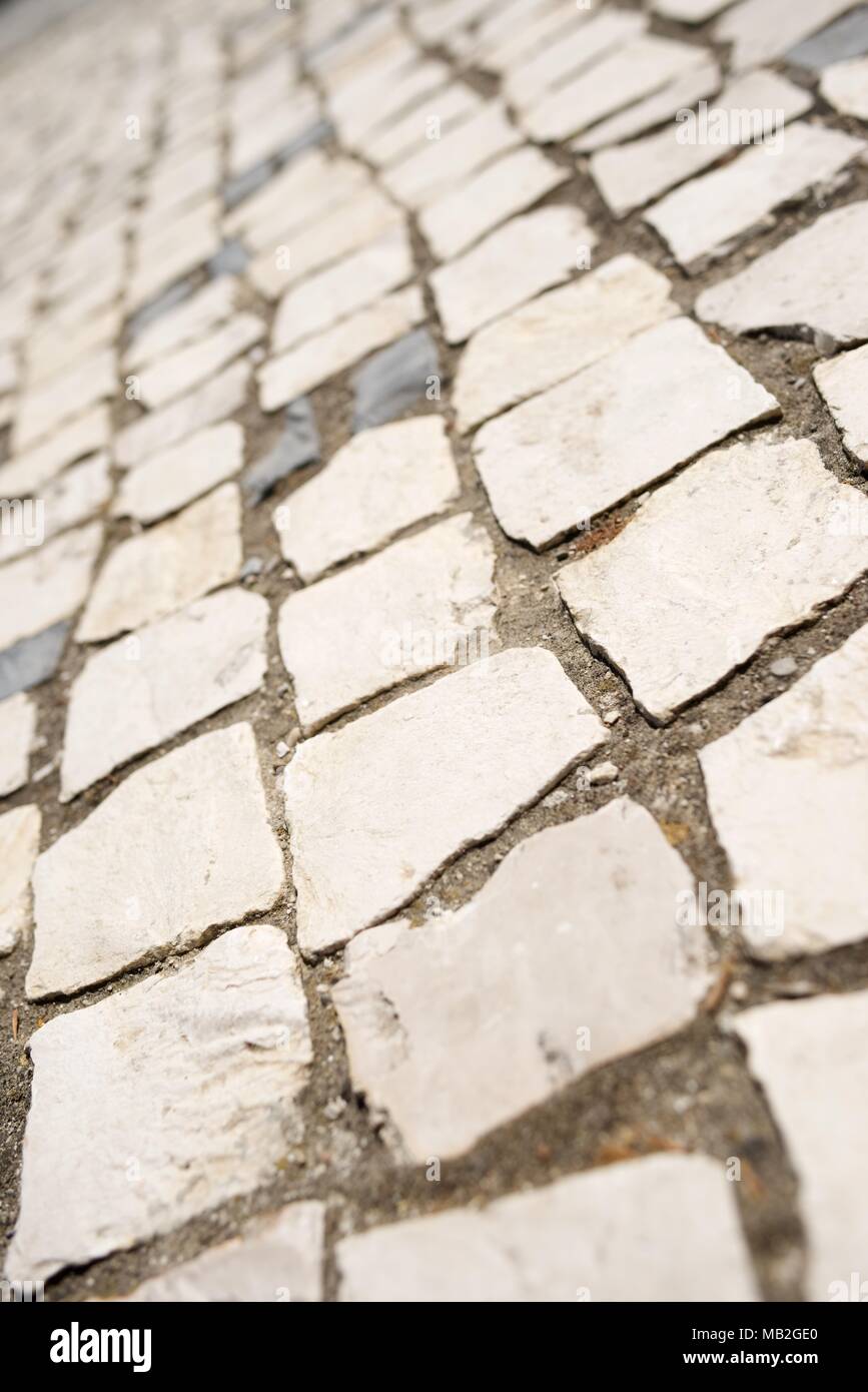 Floor of a street with stone tiles Stock Photo - Alamy