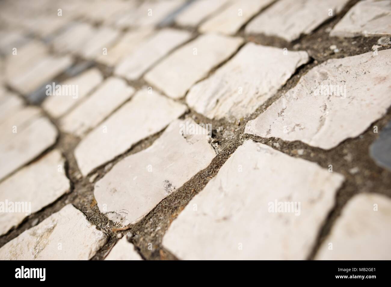 Floor of a street with stone tiles Stock Photo - Alamy