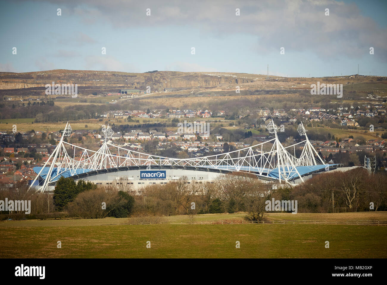Macron stadium hi-res stock photography and images - Alamy