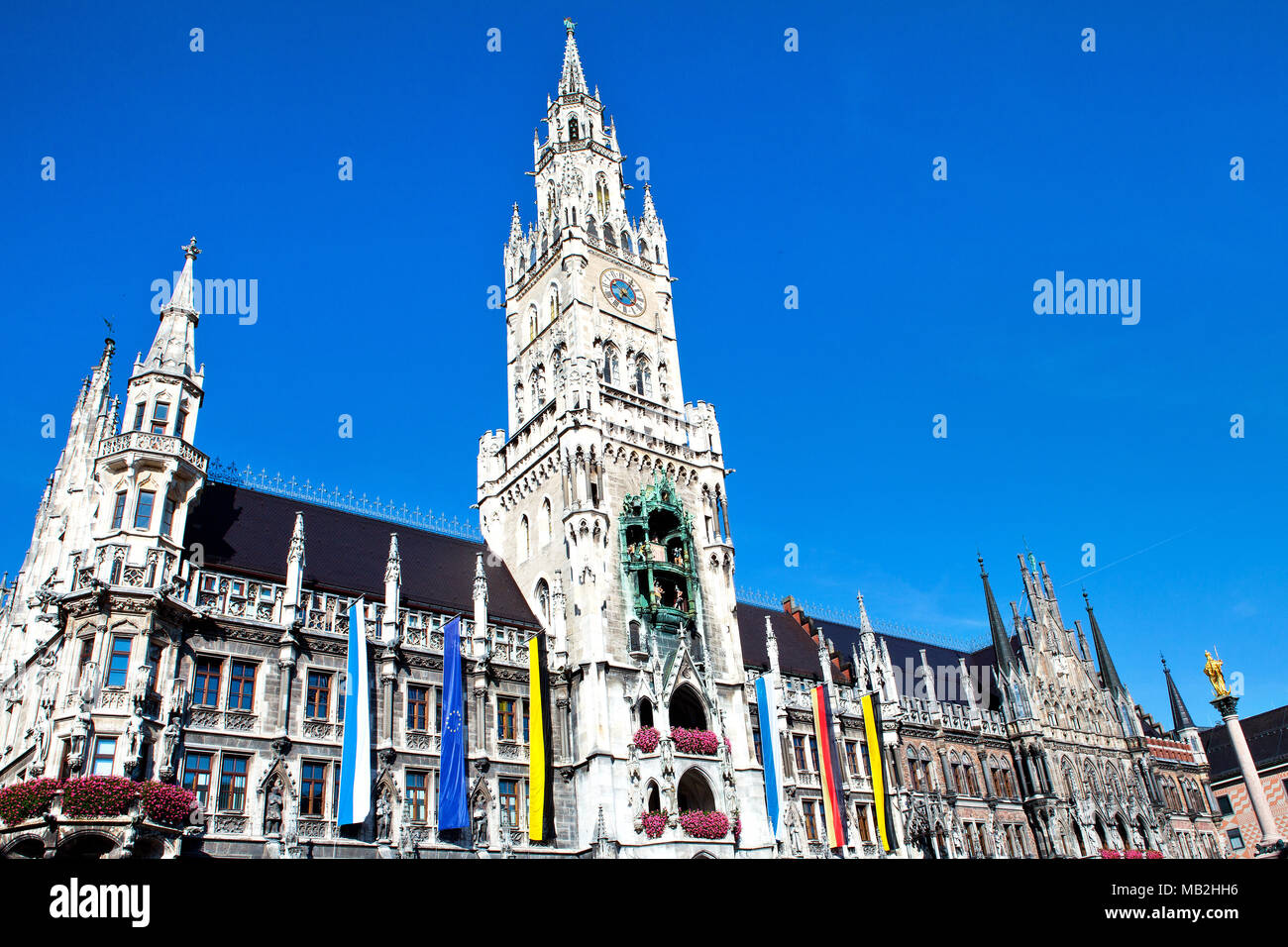 Town Hall on Marienplatz square in Munich, Germany Stock Photo - Alamy