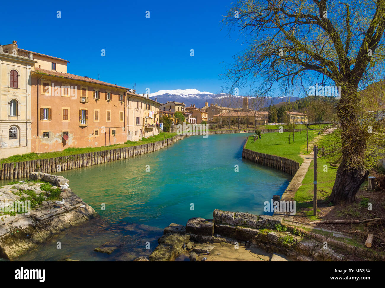 Rieti (Italy) - The historic center of the Sabina's provincial capital ...
