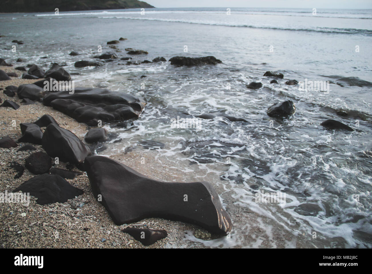 Seascape in Lombok Strait Indonesia Stock Photo - Alamy