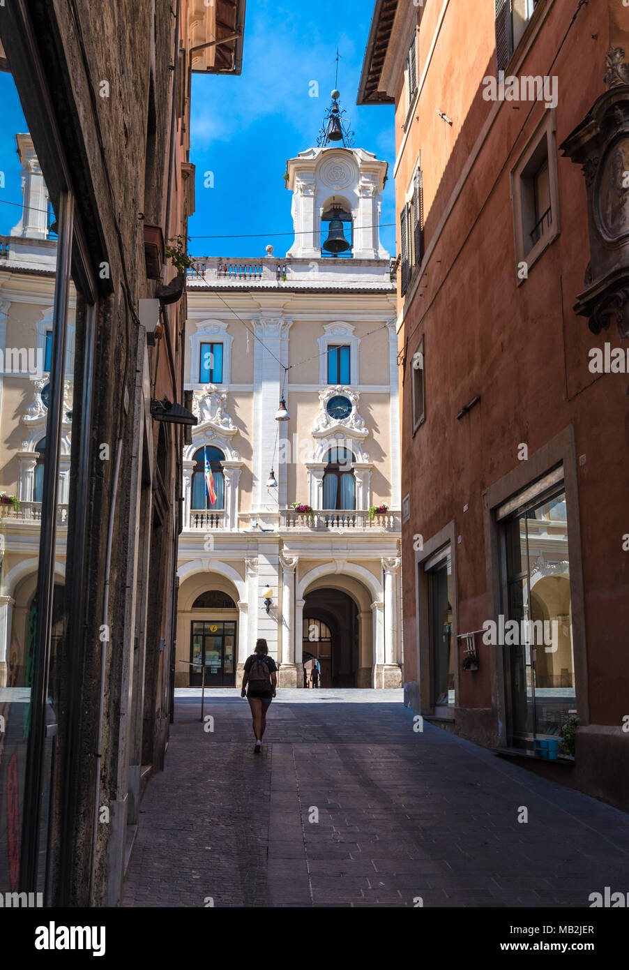 Rieti (Italy) - The Sabina's city, in Lazio region, under Mount ...
