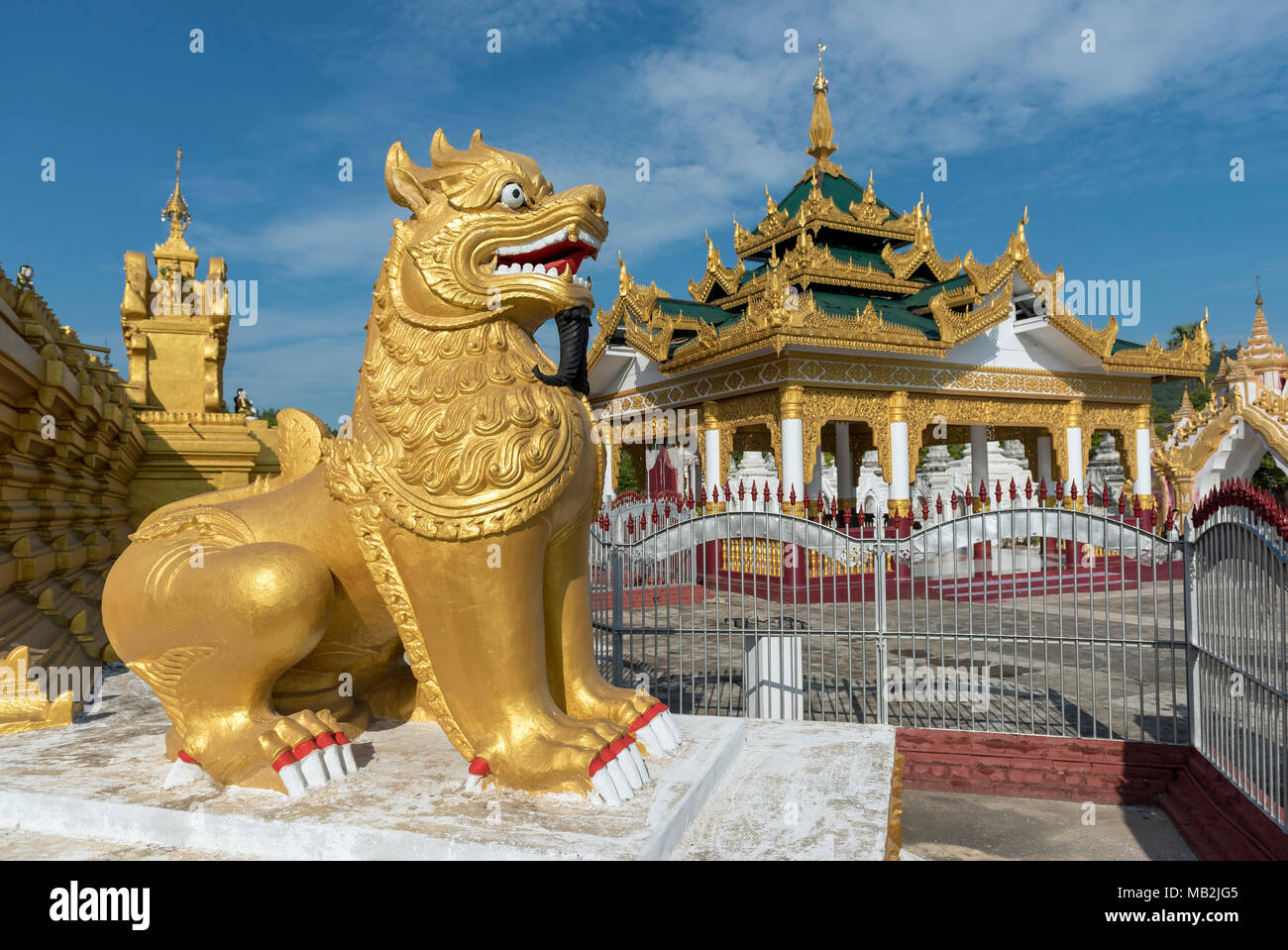 Mandalay myanmar lion hi-res stock photography and images - Alamy
