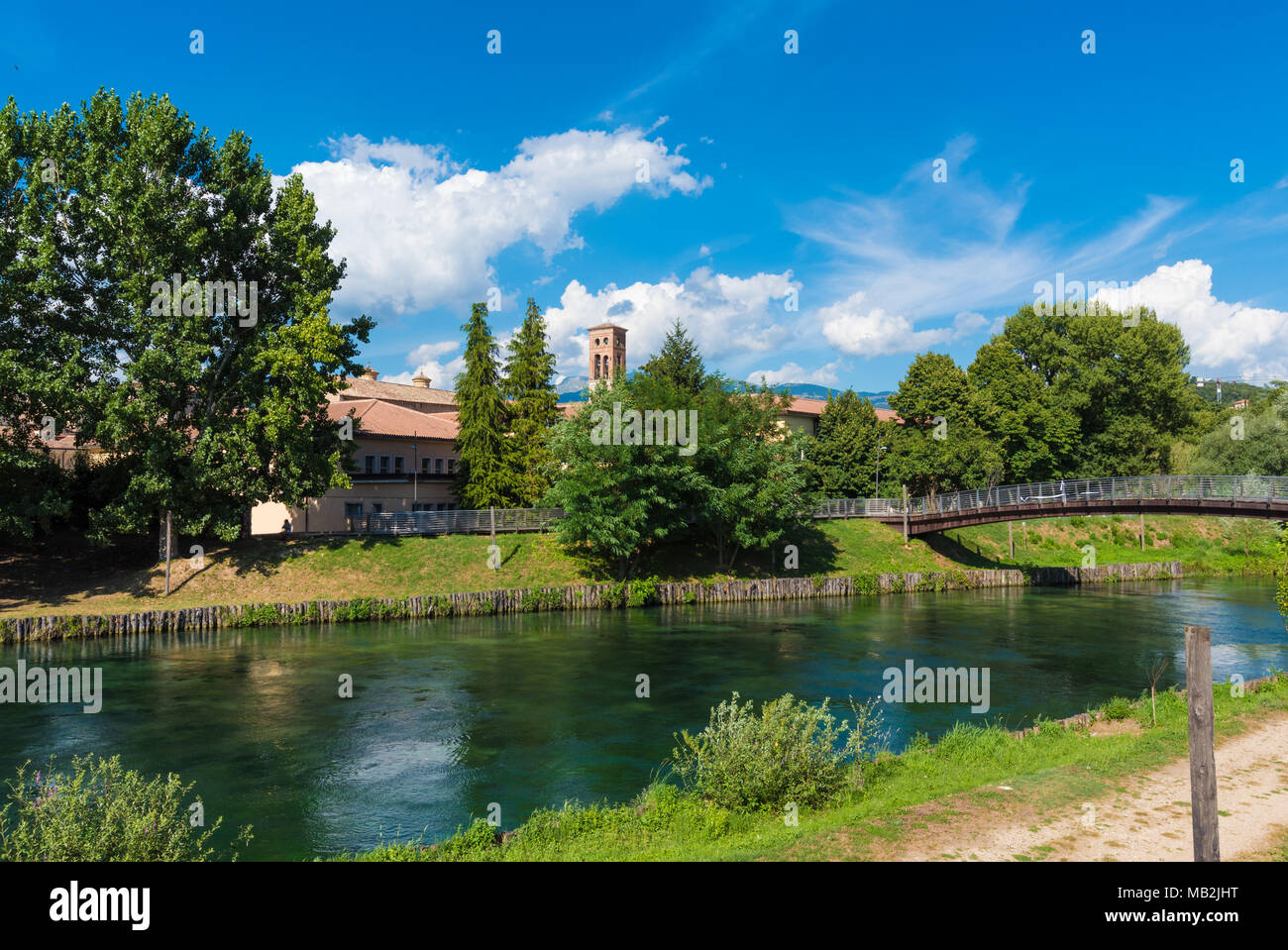 Rieti (Italy) - The Sabina's city, in Lazio region, under Mount ...