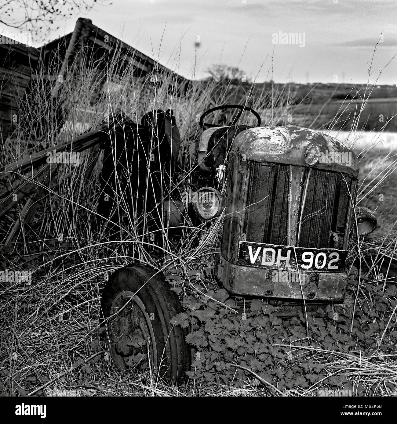 Old british tractor hi-res stock photography and images - Alamy