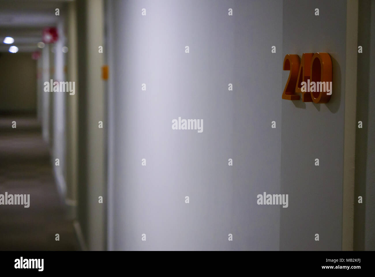 Number hotel room long hi-res stock photography and images - Alamy