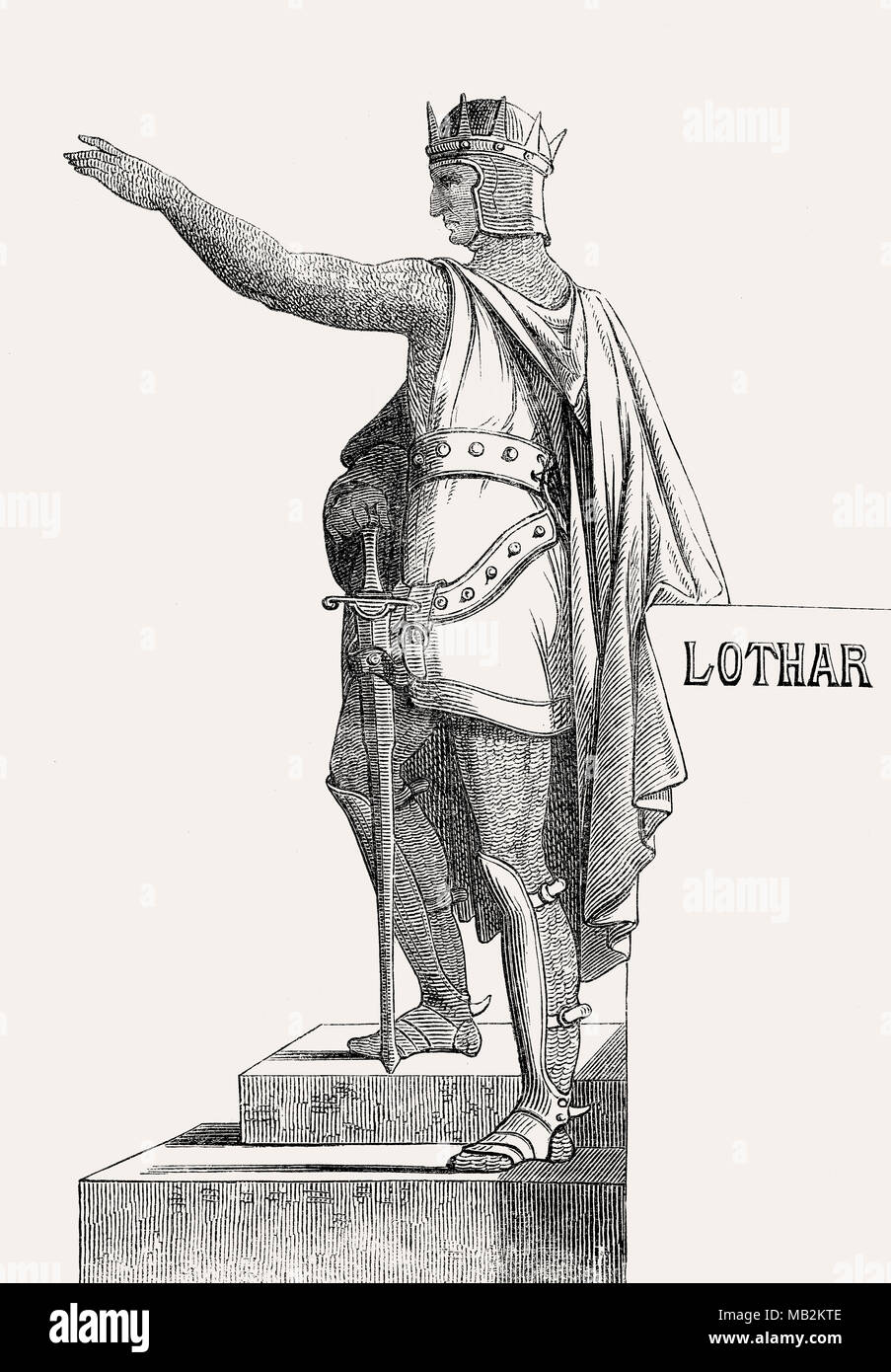 Emperor lothair i hi-res stock photography and images - Alamy