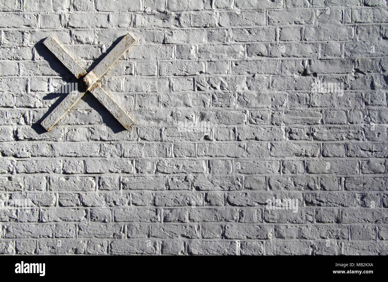 Brickwork wall in west London Stock Photo - Alamy