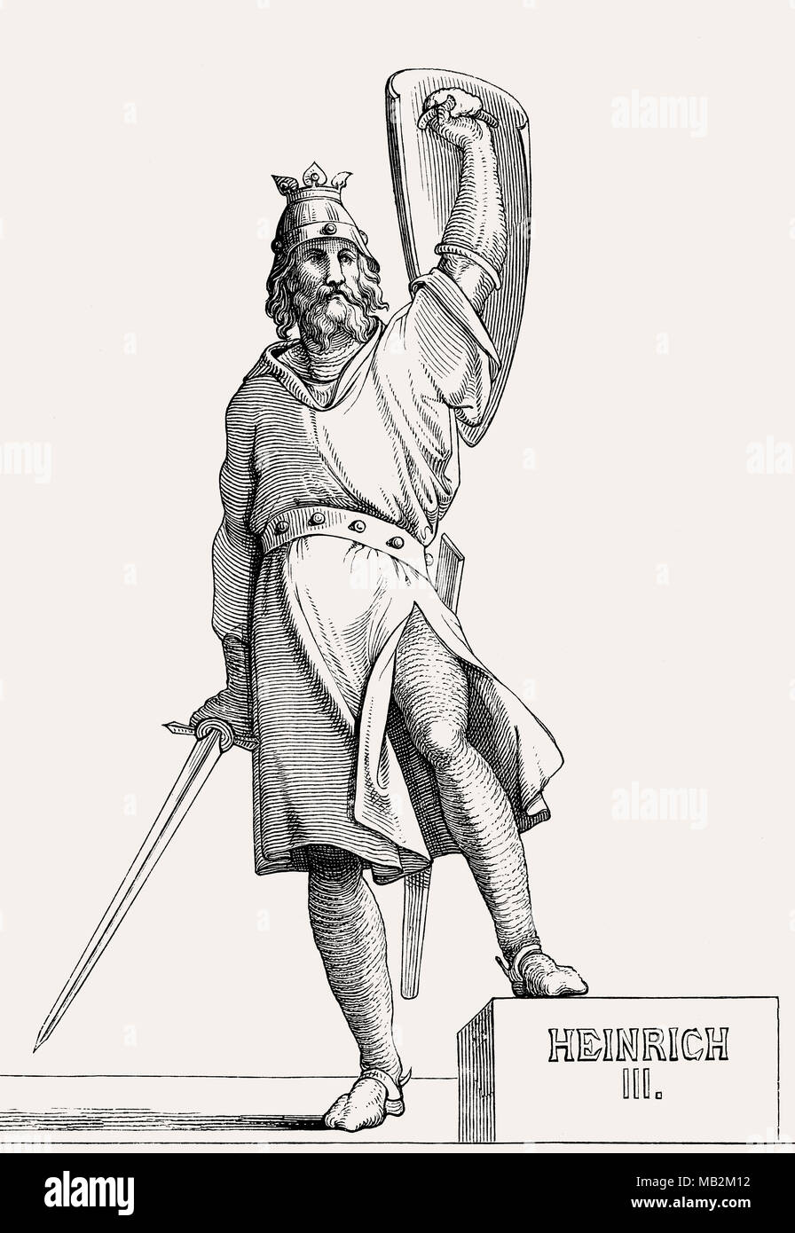Henry III, called the Black or the Pious, Emperor of the Holy Roman ...
