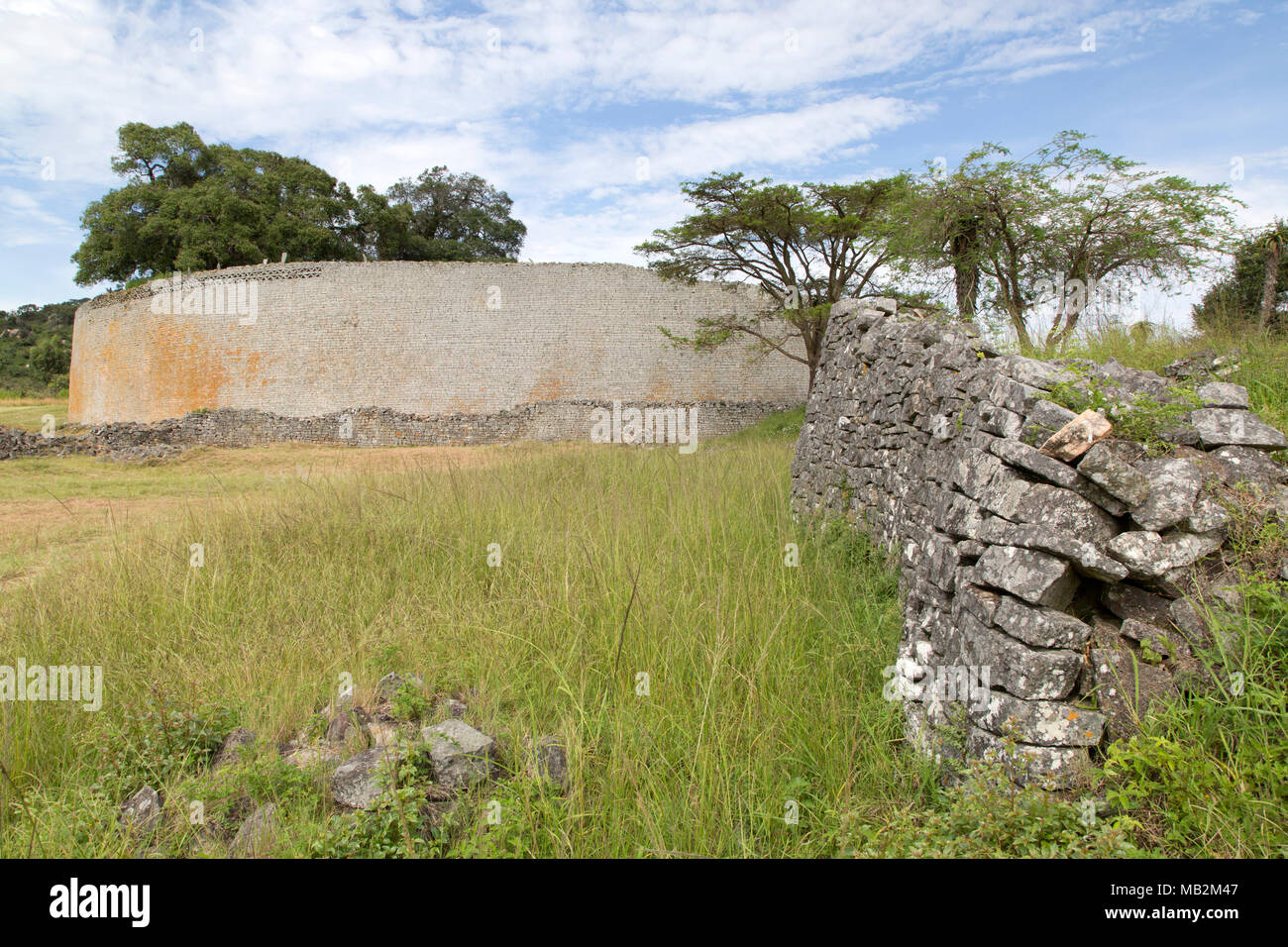 The Great Enclosure at Great Zimbabwe near Masvingo in Zimbabwe Stock ...