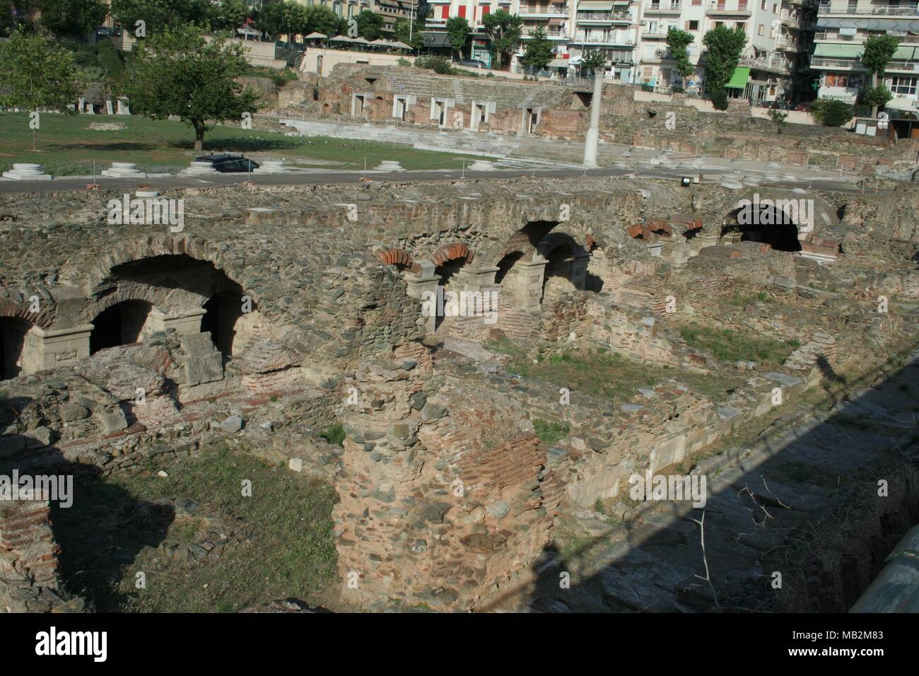 This is a historic marketplace in Thessalonica along the Egnatian Way ...