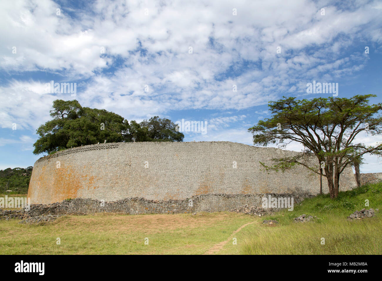 Great Zimbabwe near Masvingo in Zimbabwe. The Great Enclosure Stock ...