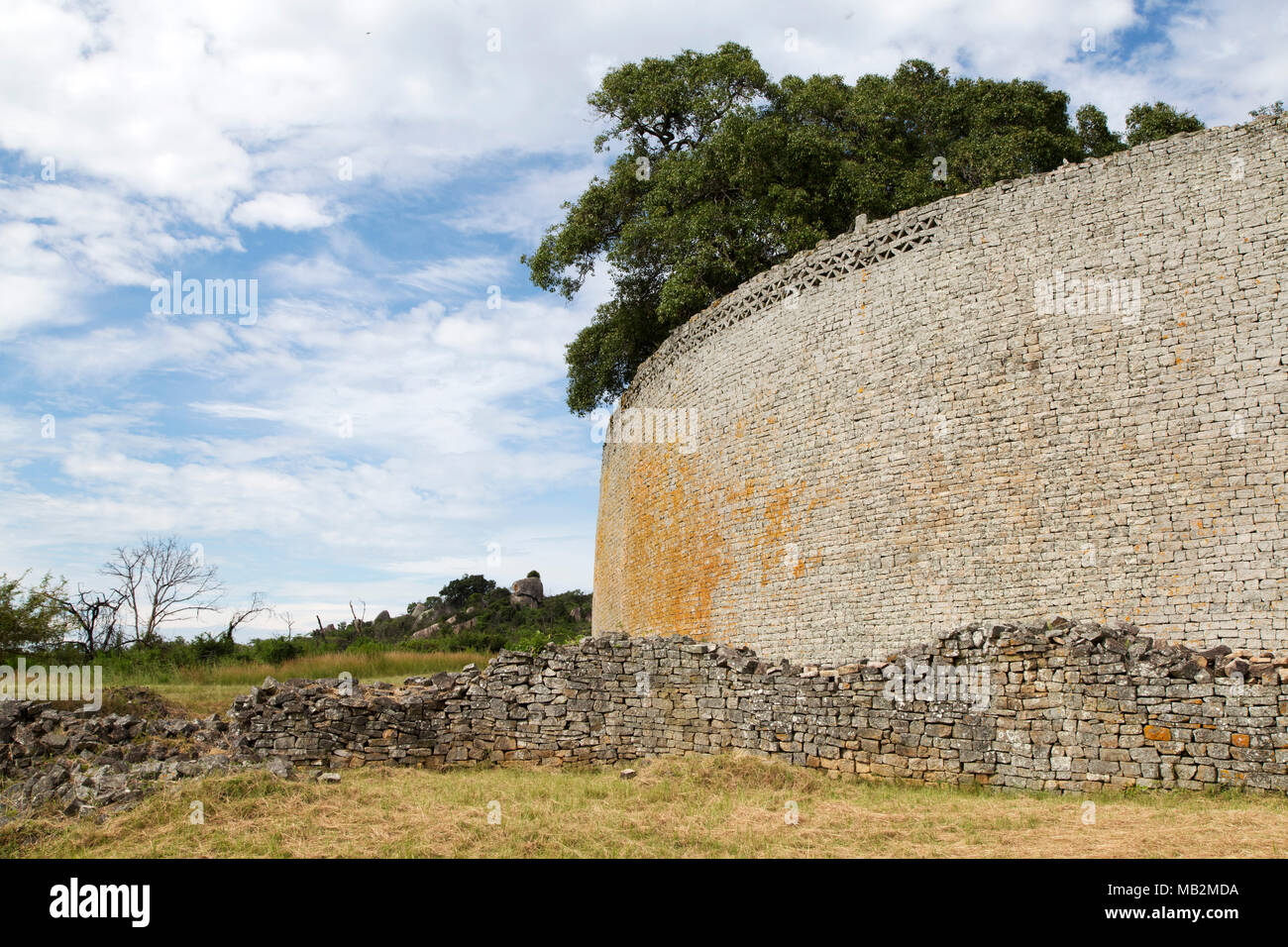Great Zimbabwe near Masvingo in Zimbabwe. The Great Enclosure Stock ...