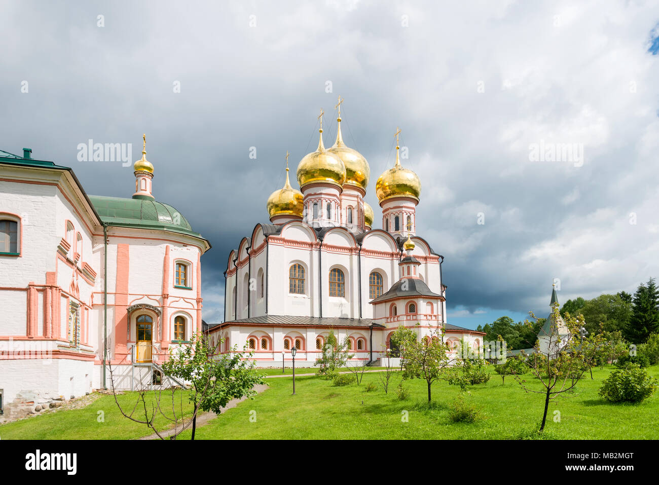 The Valdai Iversky Svyatoozersky Bogoroditsky Monastery. Iberian ...