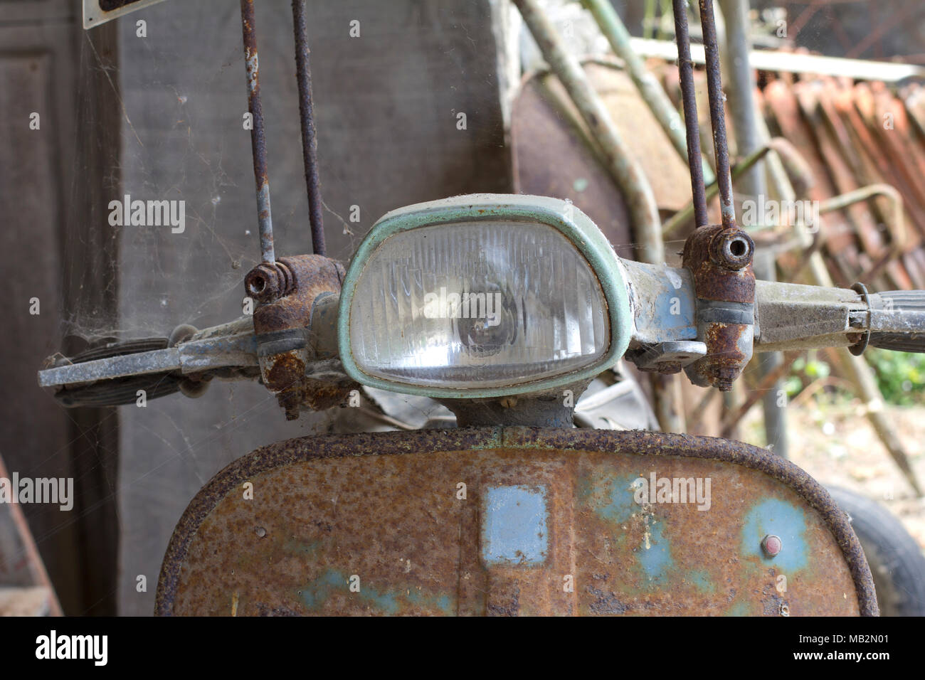Old scooter hi-res stock photography and images - Alamy