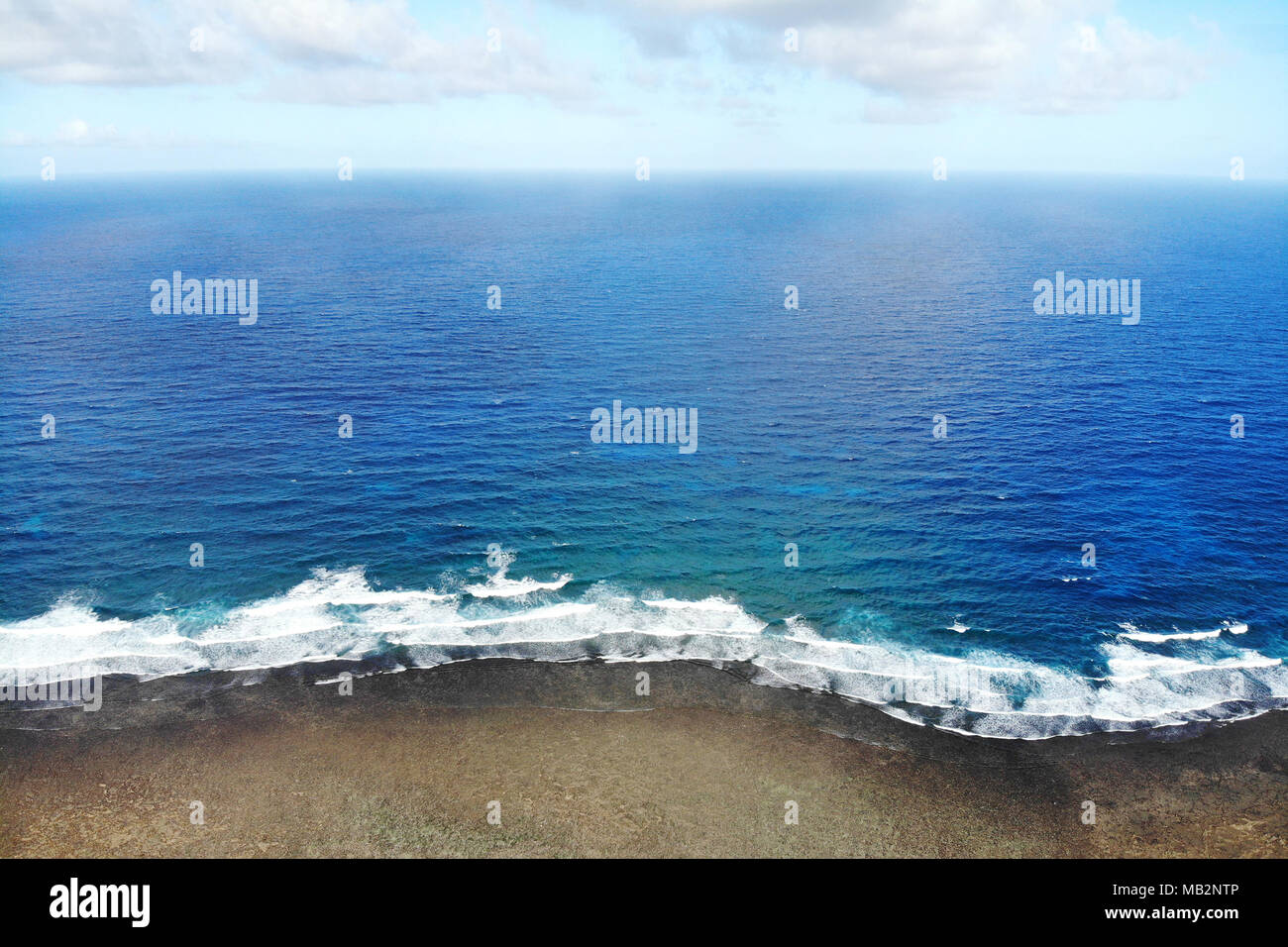 Aerial view of the Earth horizon curve Stock Photo - Alamy